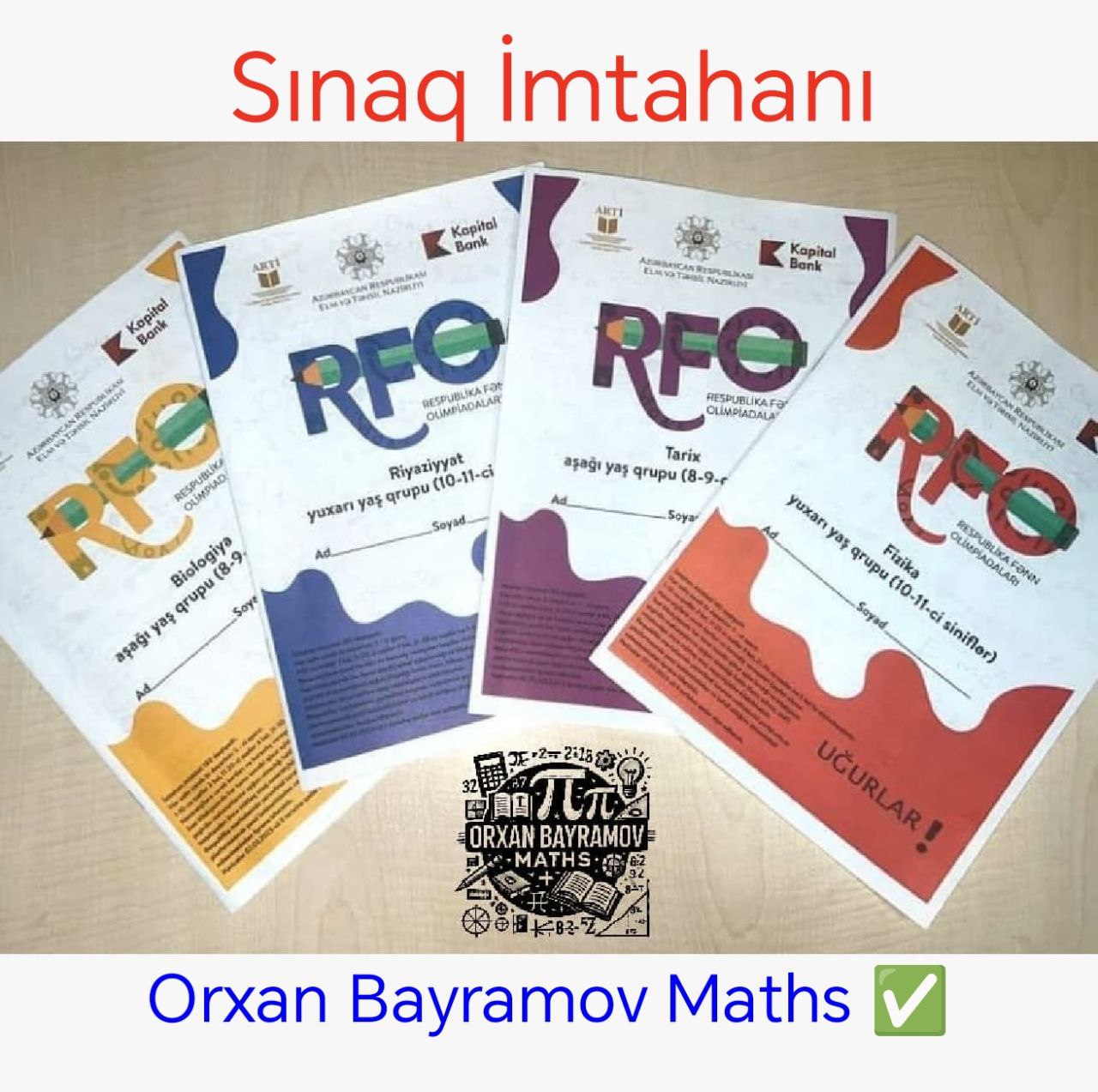 RFO Azərbaycan dili 9 - Orxan Bayramov Maths - Oxuyan